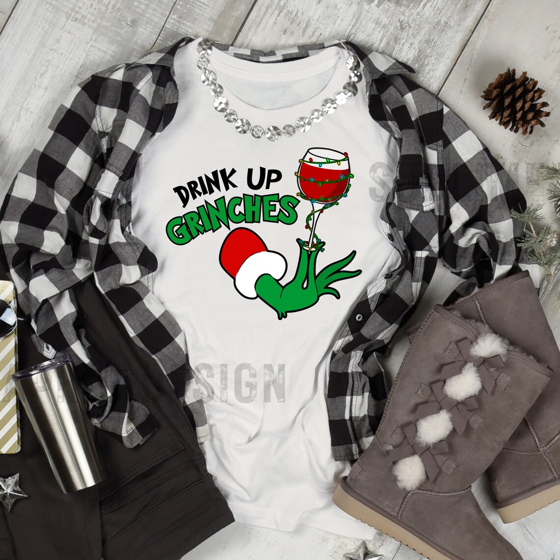 Drink up Grinches PNG | Grinch Face PNG | Grinchy PNG | Grinch ...
