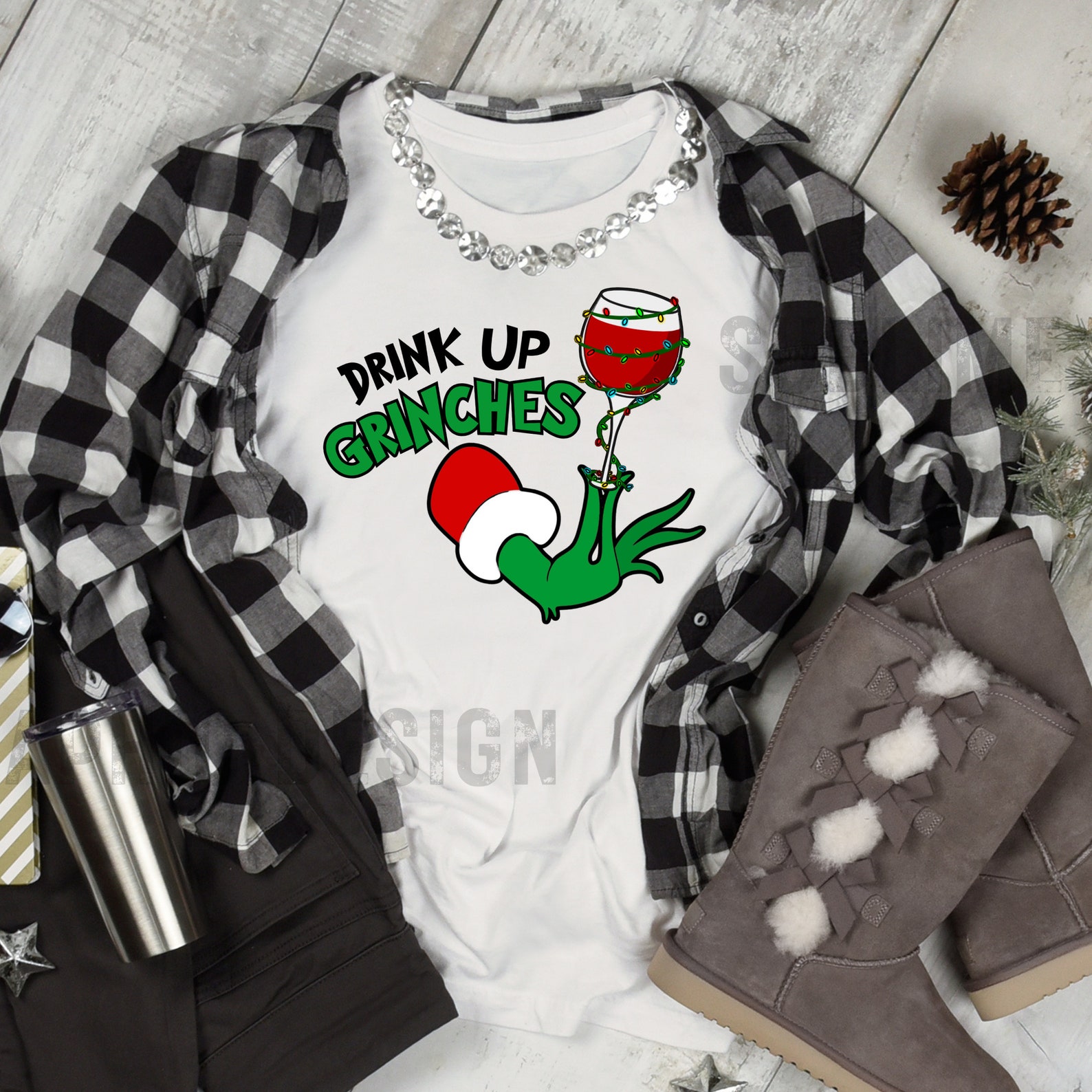 Drink up Grinches PNG | Grinch Face PNG | Grinchy PNG | Grinch ...