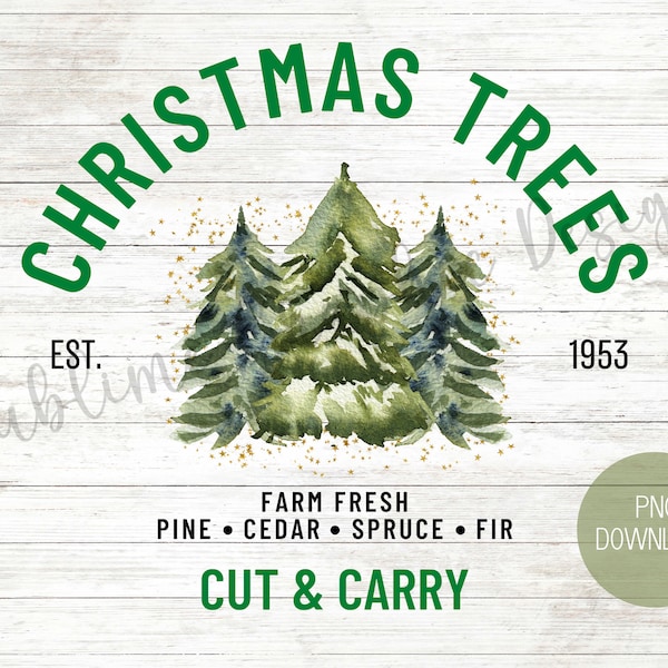 Christmas Tree Farm Logo - Etsy