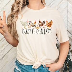 Crazy Chicken Lady Sublimation Design | Chicken Lady PNG | Farm Chicken ...