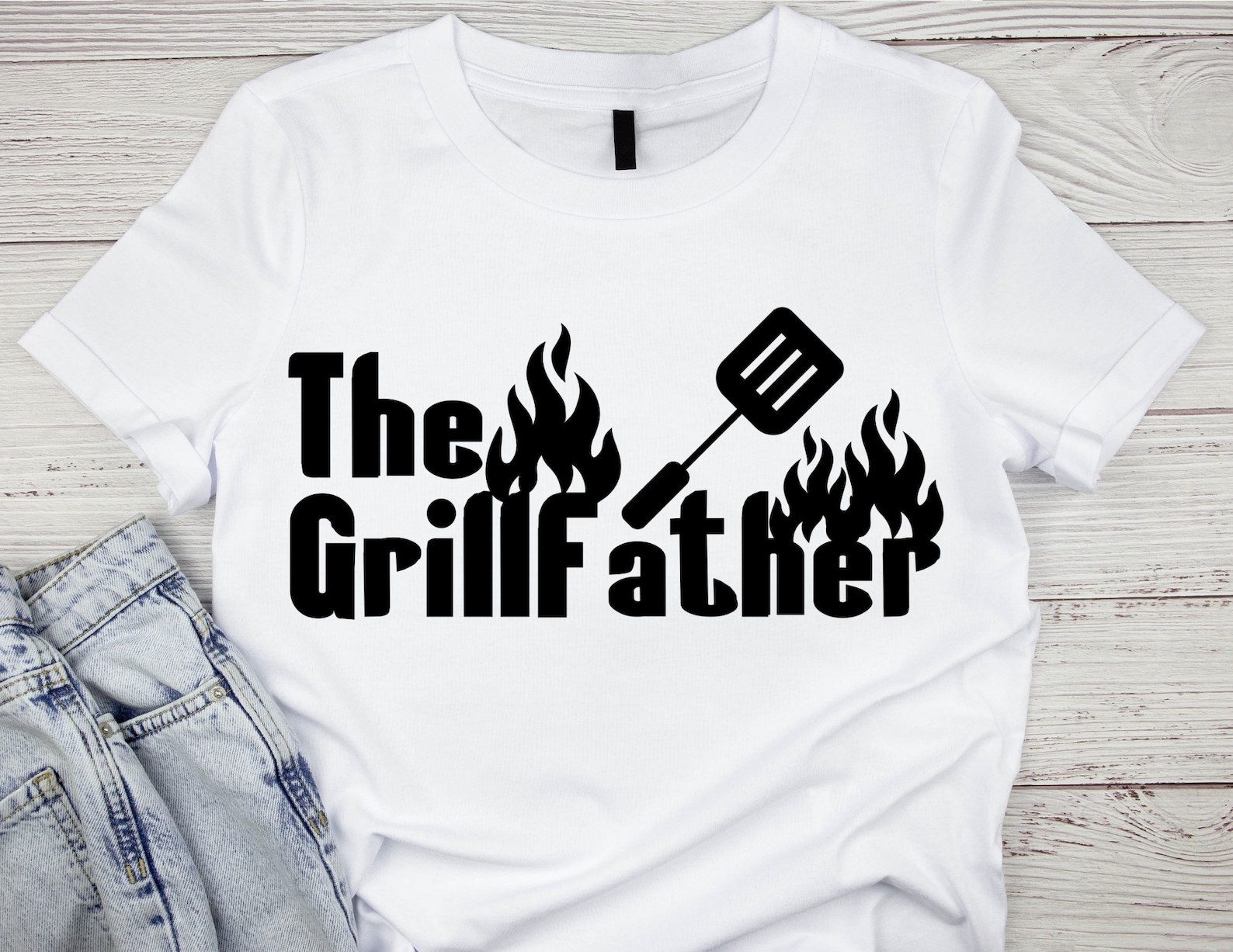 The Grill Father Sublimation PNG | Grilling Dad Sublimation | Fathers ...