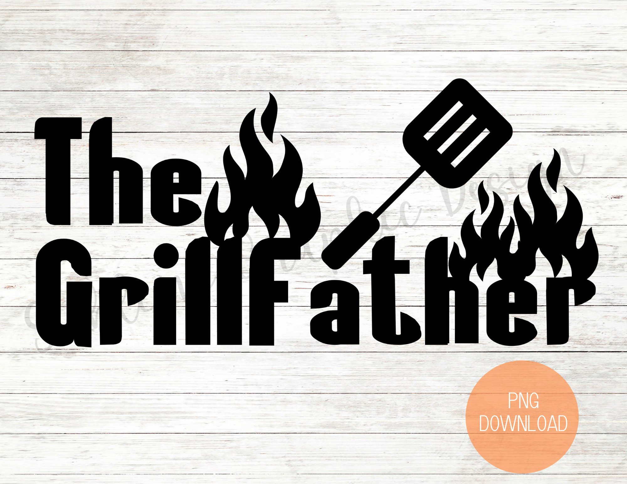 The Grill Father Sublimation PNG | Grilling Dad Sublimation | Fathers ...