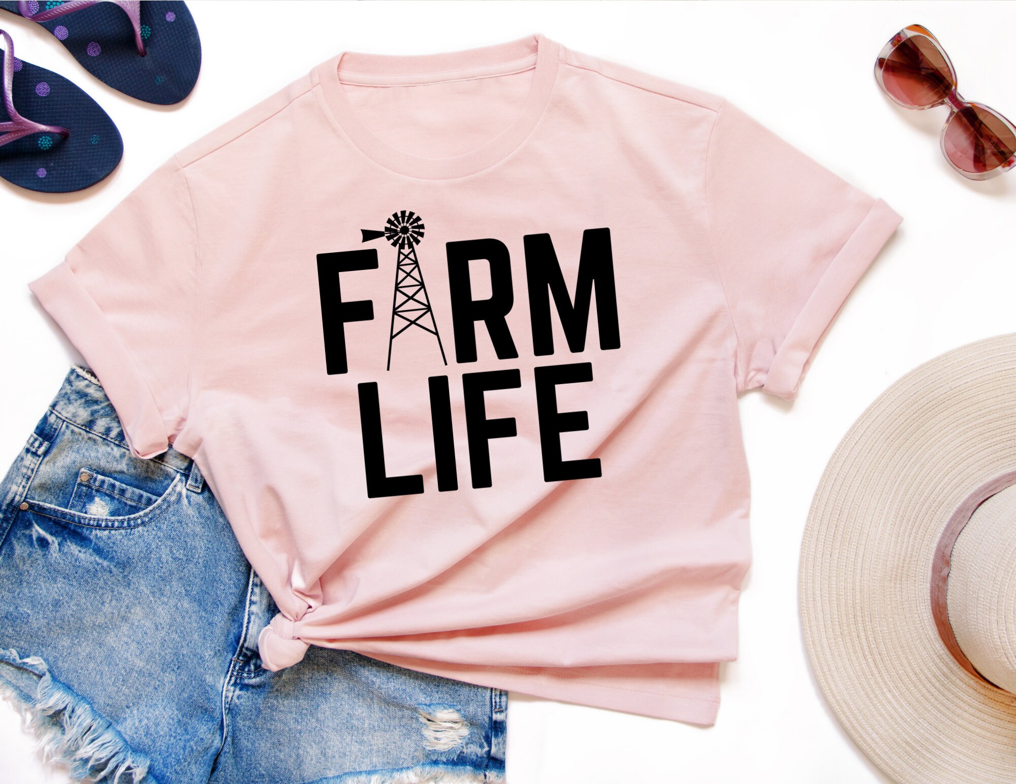Farm Life Sublimation PNG | Windmill Sublimation Design | Farm Life PNG ...