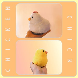 Chicken Plushie Sewing Pattern (PDF, SVG)- With Bonus Chick! and ...