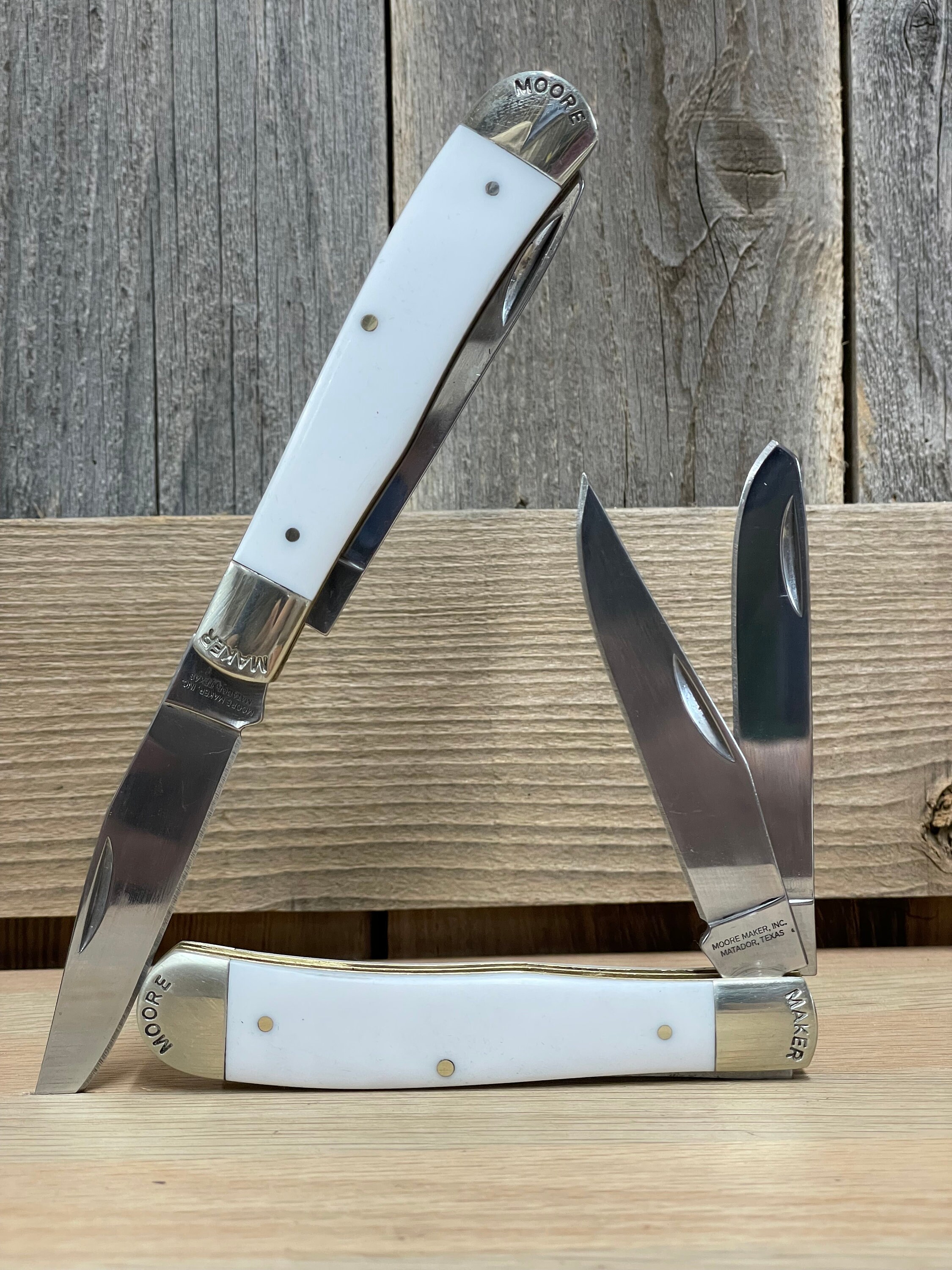 Custom Texas Pocket Knife - Moore Maker, Groomsman, Engraved ...