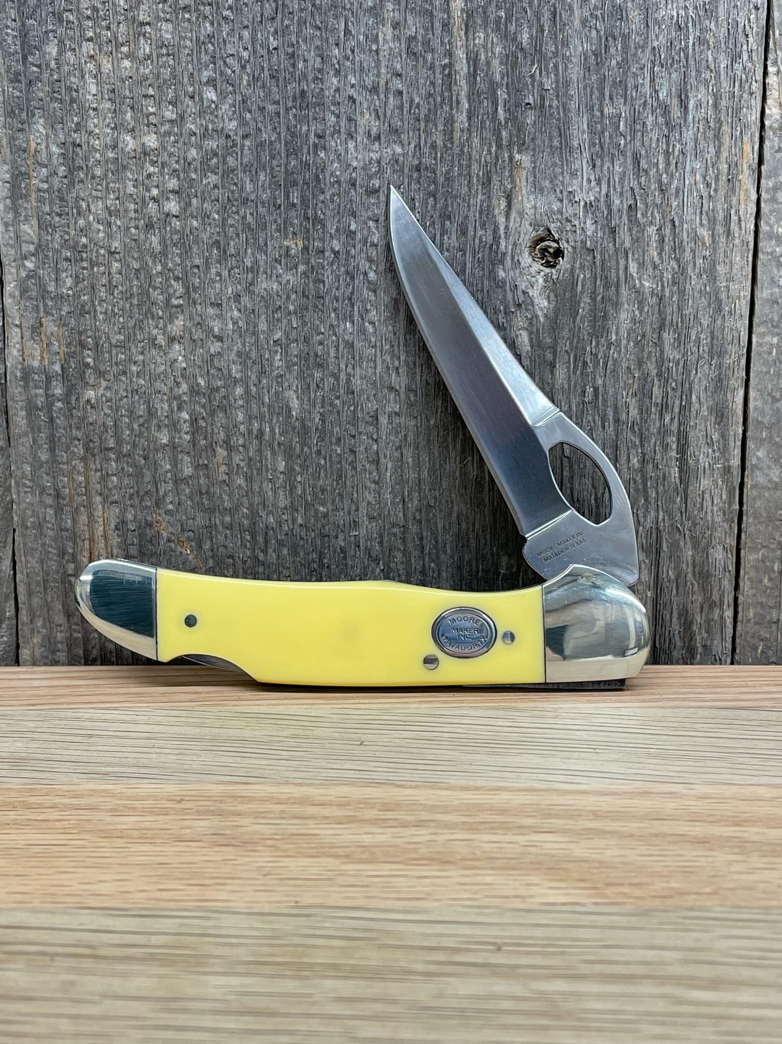 Custom 1 Blade Lock Back Pocket Knife - Moore Maker, Groomsman ...