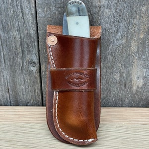 Texas Leather Sheath, Scabbard, Knife Holster, Made in USA, Moore Maker ...