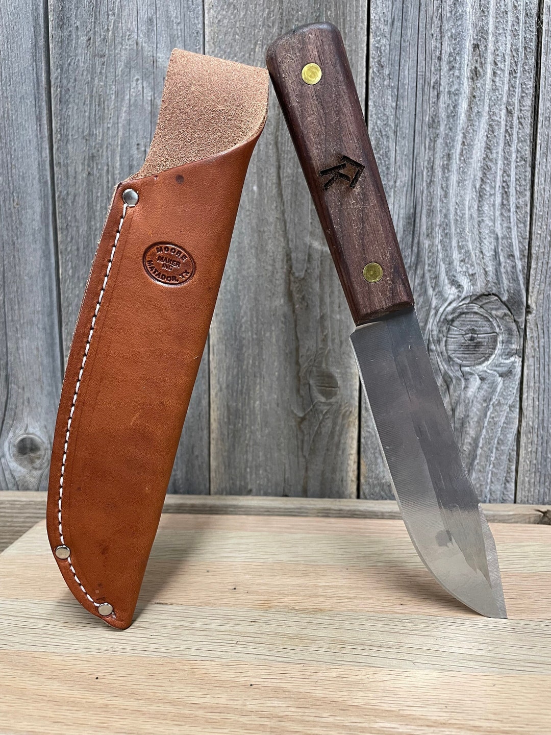 Custom Butcher Knife Moore Maker, Groomsman, Engraved, Personalized ...