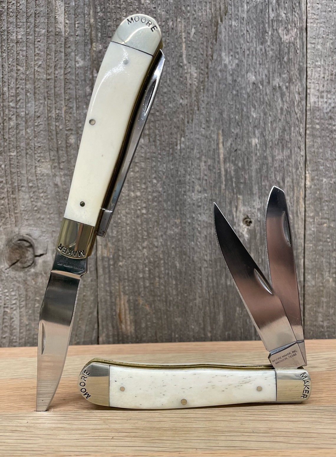 Custom Pocket Knife Moore Maker Groomsman Engraved - Etsy