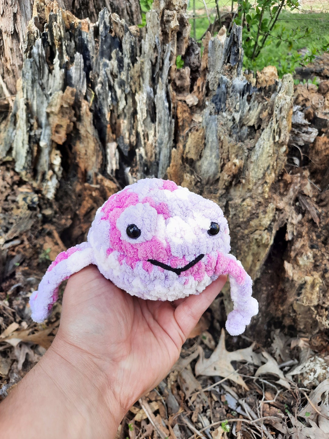 Crochet Bullfrog Plushie Animal Plush Stuffed Animal Crochet Froggy ...