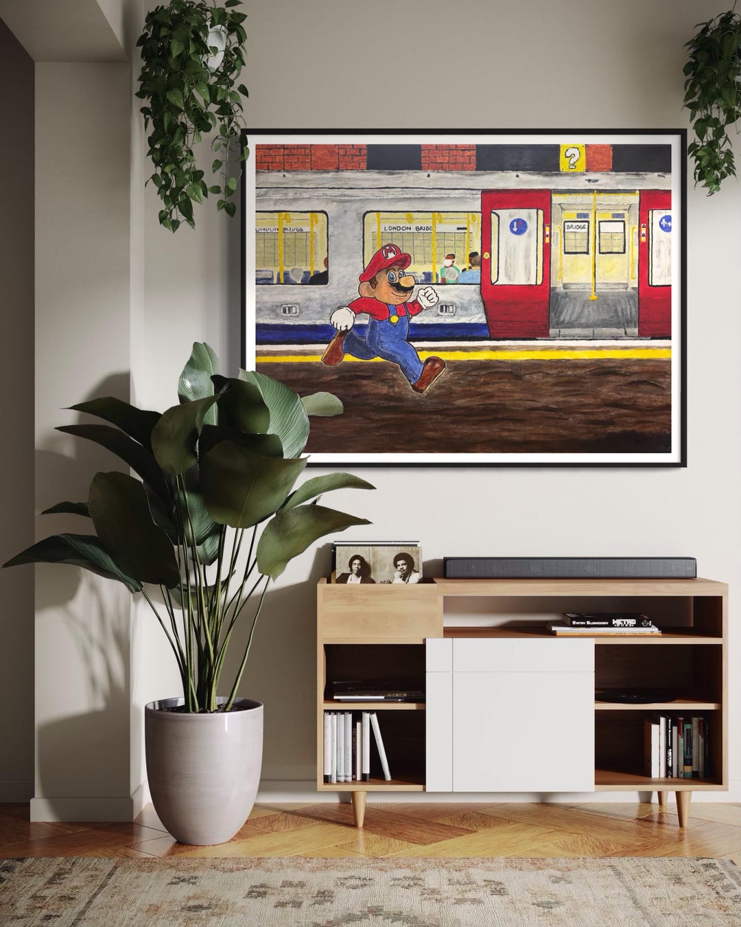 Underground Mario | 2024 - Created by Bolly Original Giclee Print ...