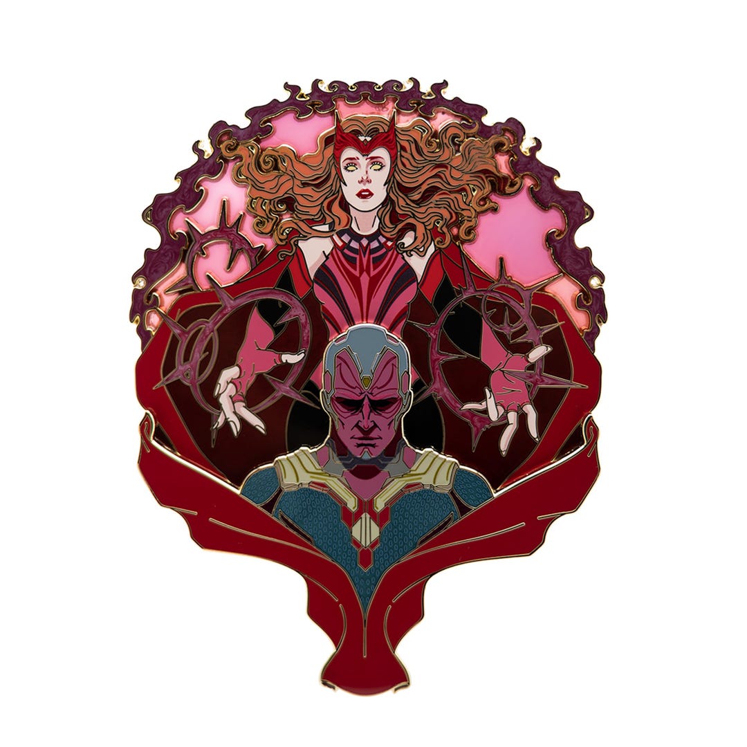 Hex - Hard Enamel Pin - Wanda and Vision - Etsy