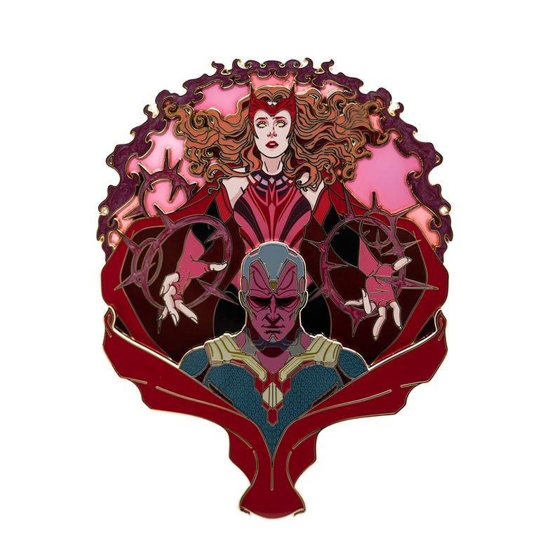 Hex Hard Enamel Pin Wanda and Vision - Etsy