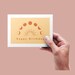 Printable Happy Birthday Moon Phase Card, Print at Home, Digital ...