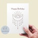 Printable Happy Birthday Sun, Moon & Stars Card, Print at Home, Digital ...