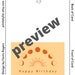Printable Happy Birthday Moon Phase Card, Print at Home, Digital ...