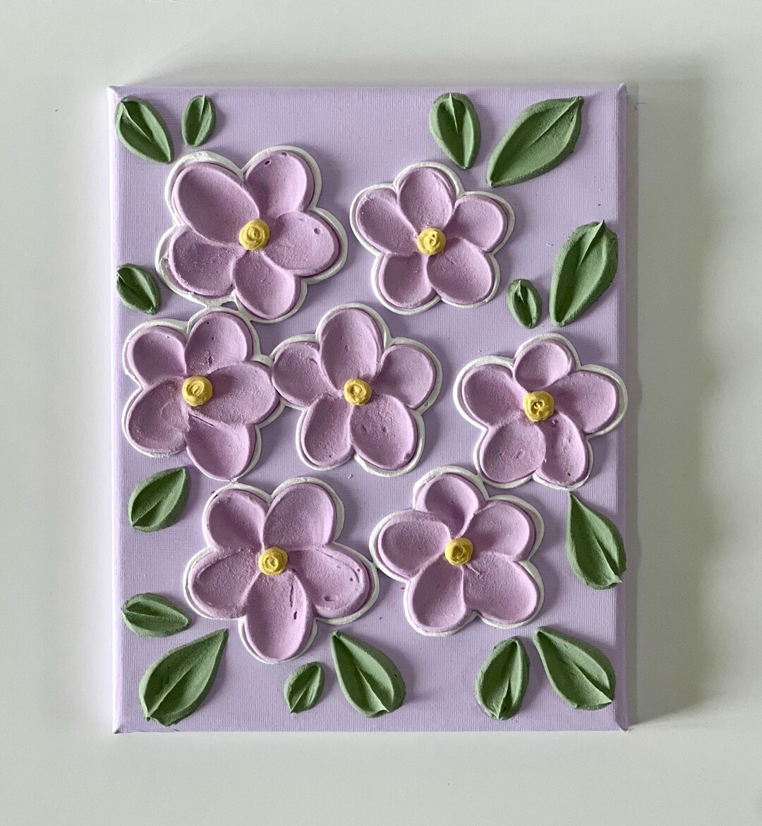 Texture Floral Painting | Texture Flower Painting | Floral Painting ...