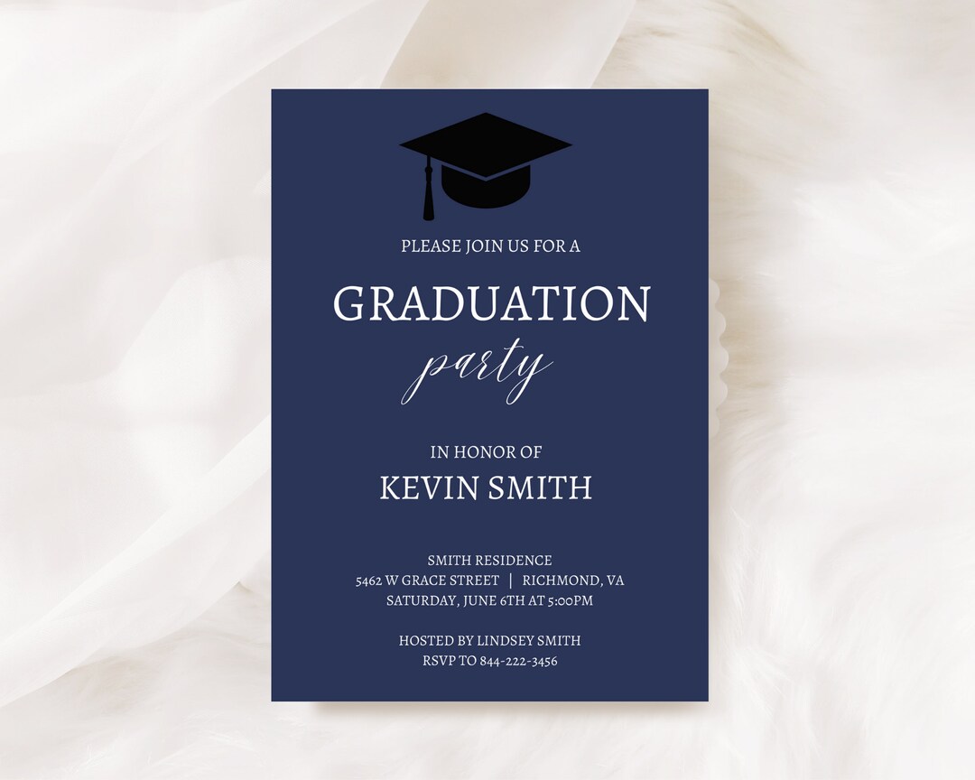 Graduation Party Invitation, Graduation Party, Graduation Invitation ...