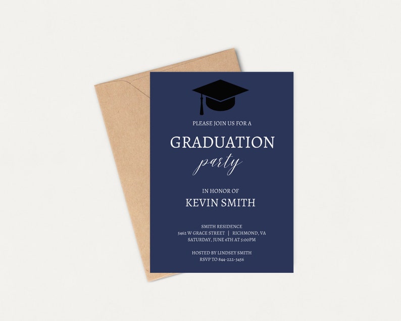 Graduation Party Invitation, Graduation Party, Graduation Invitation ...