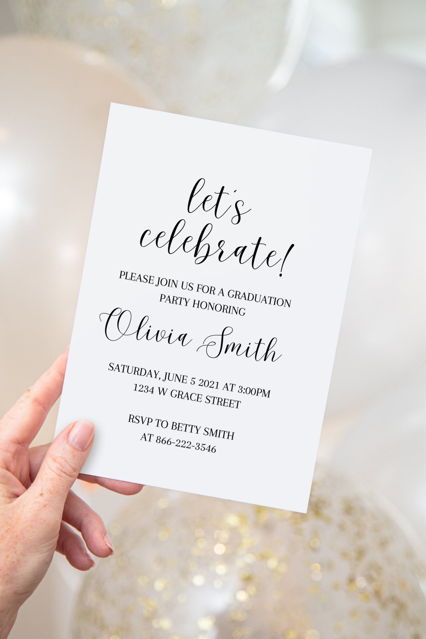 Graduation Party Invitation, Graduation Party, Graduation Invitation ...