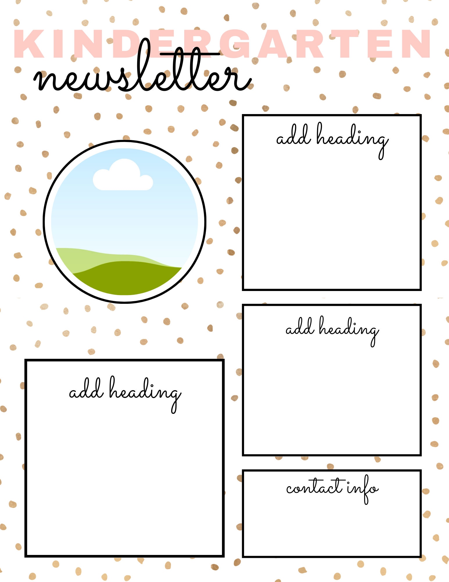Polka Dot Meet the Teacher, Meet the Teacher Template, Teacher Info ...