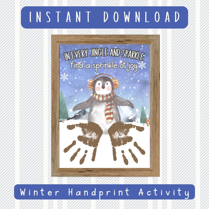 Christmas Handprint - Etsy