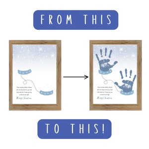Winter Handprint Craft, Christmas Handprint Art, Homeschool Art ...