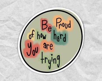 You Are Allowed to Do Things Differently Sticker Encouraging ...