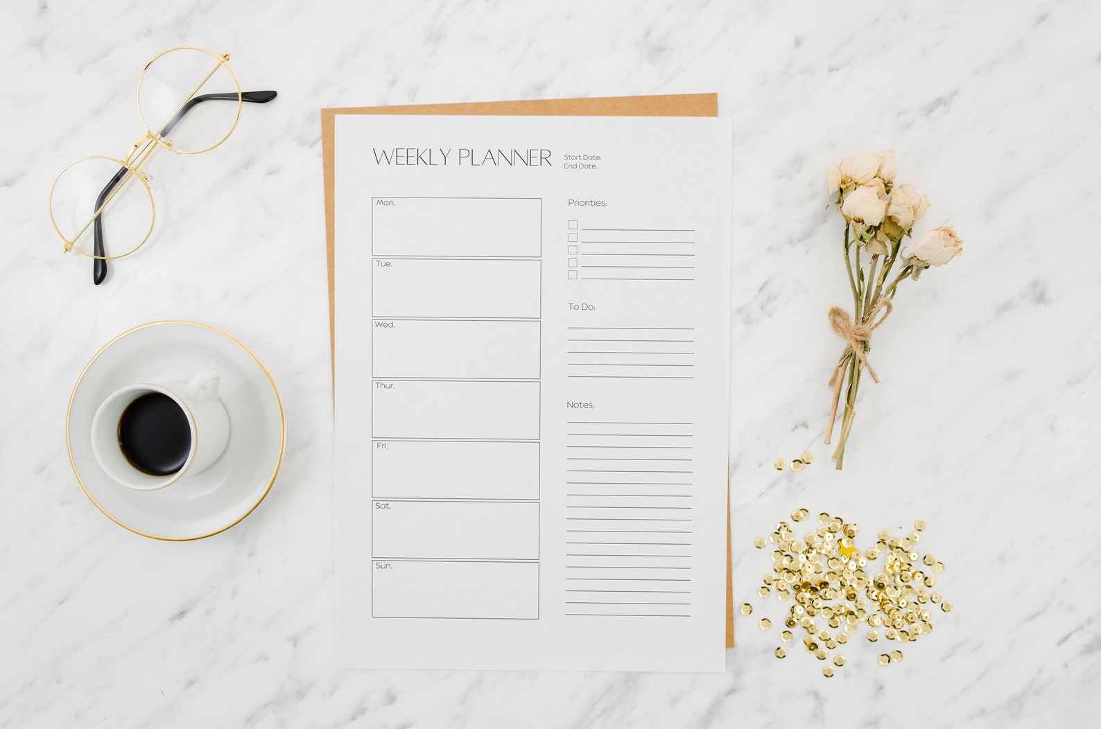Daily, Weekly Monthly, Planner | Printable Planner | Digital Planner ...