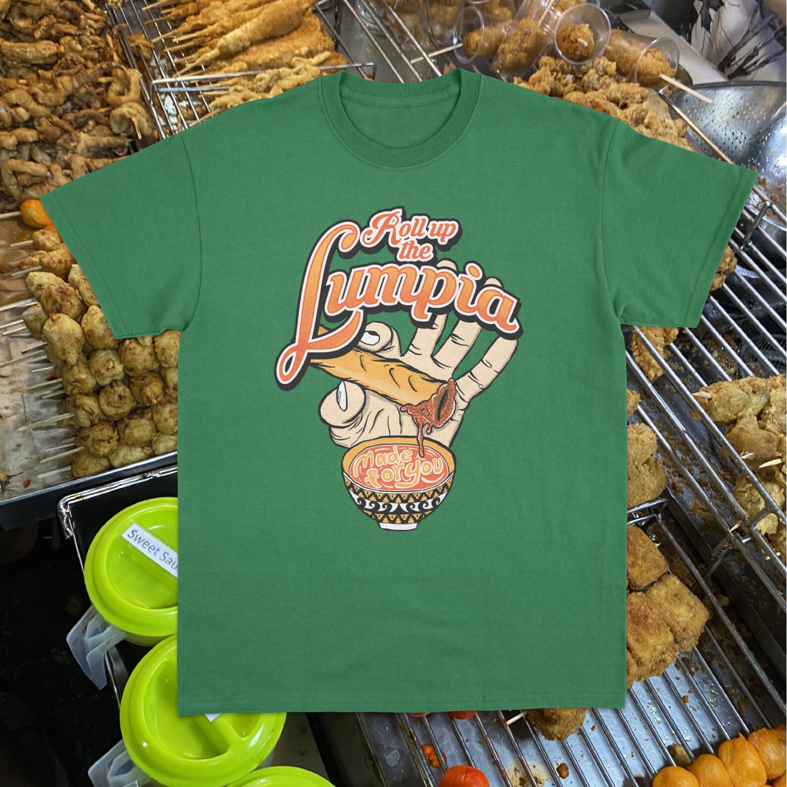 Roll up the Lumpia, Lumpia Shirt, Pinoy Food, Filipino Food, Pinoy Tshirt, Food Shirt, Fun ...