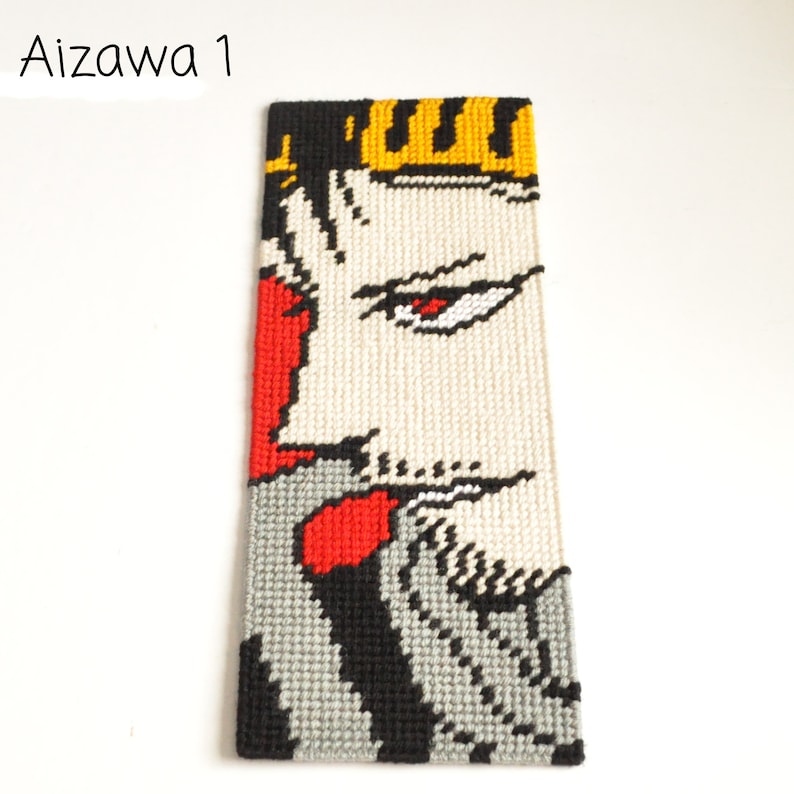 MHA Aizawa and Shinso Small and Extra Large Bookmark Needlepoint - Etsy