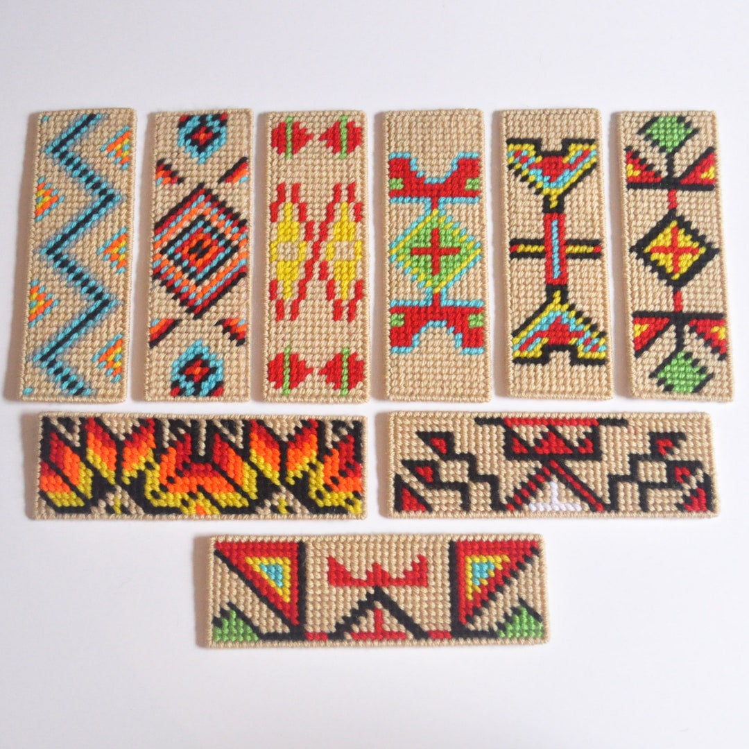 Native American Bookmark Needlepoint (listing Five) - Etsy