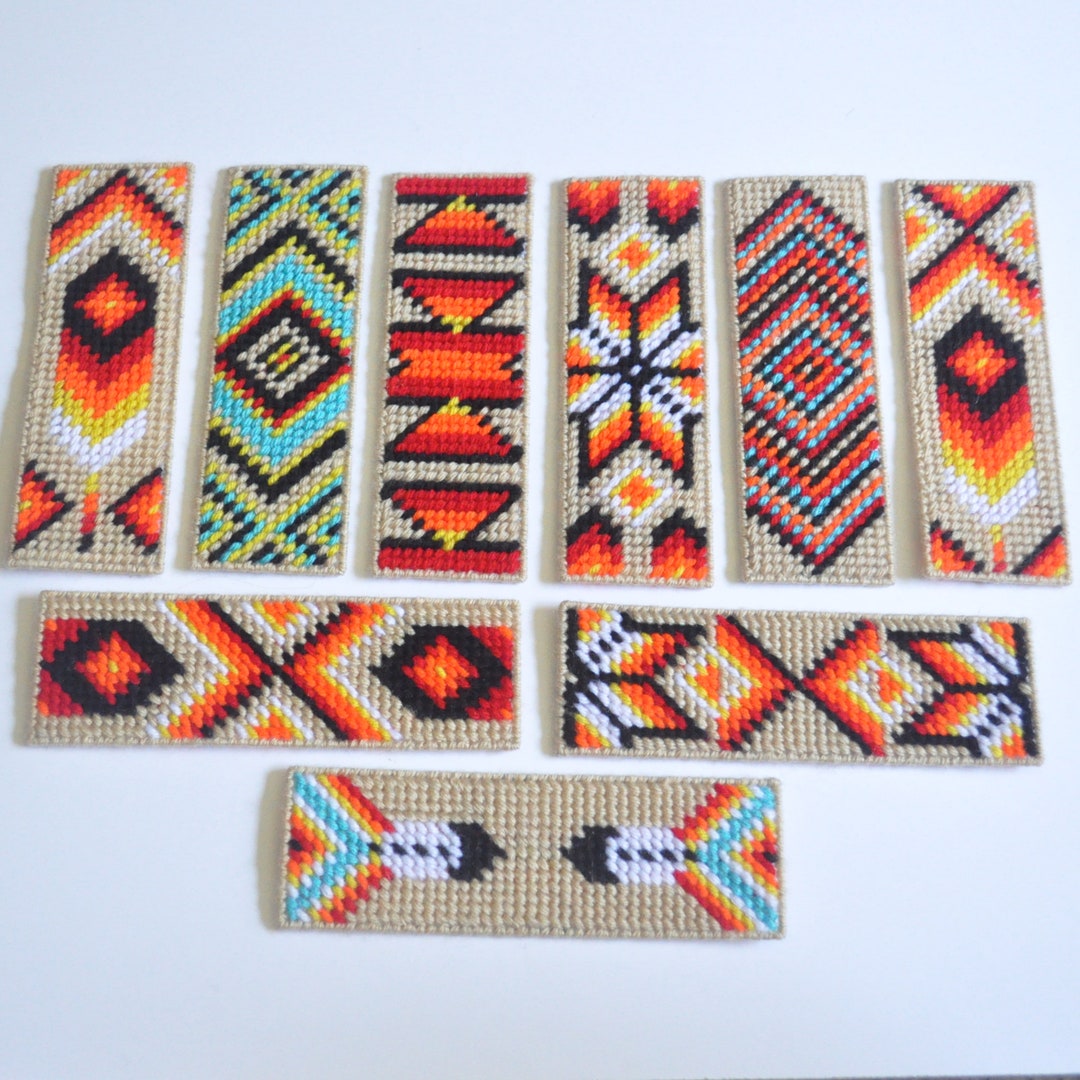 Native American Bookmark Needlepoint (listing 4) - Etsy