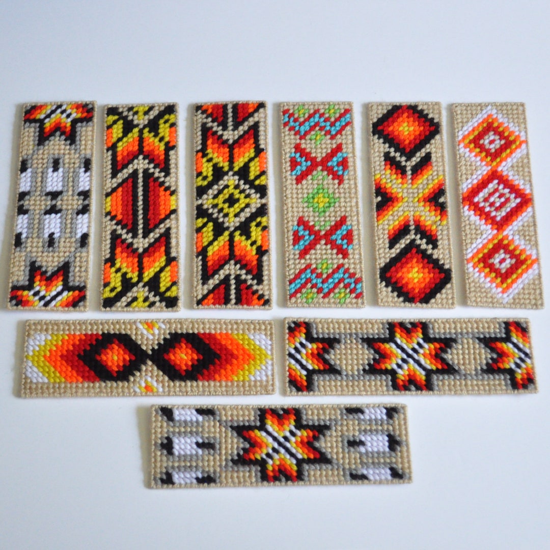 Native American Bookmark Needlepoint (listing Three) - Etsy