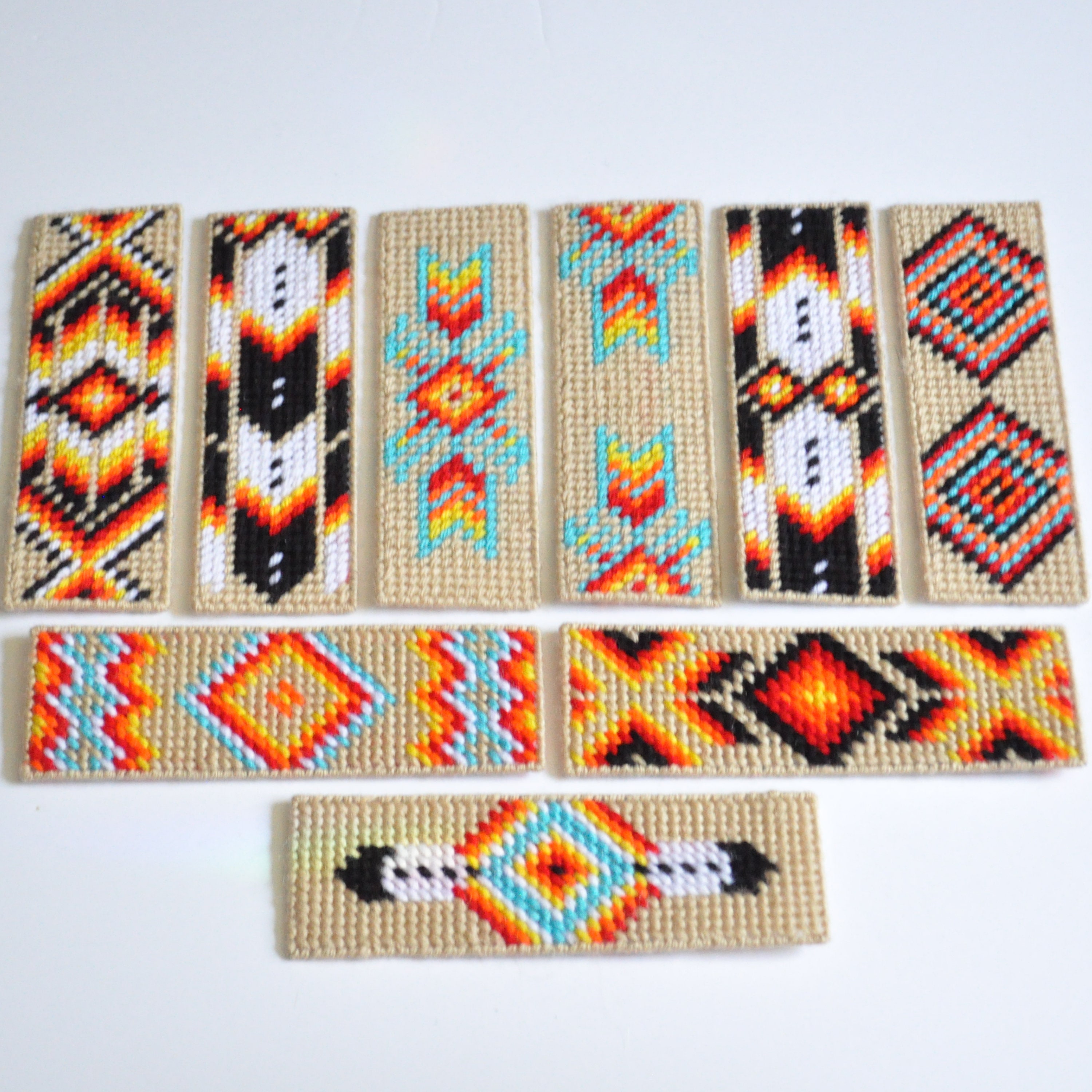 Native American Bookmark Needlepoint listing Two - Etsy