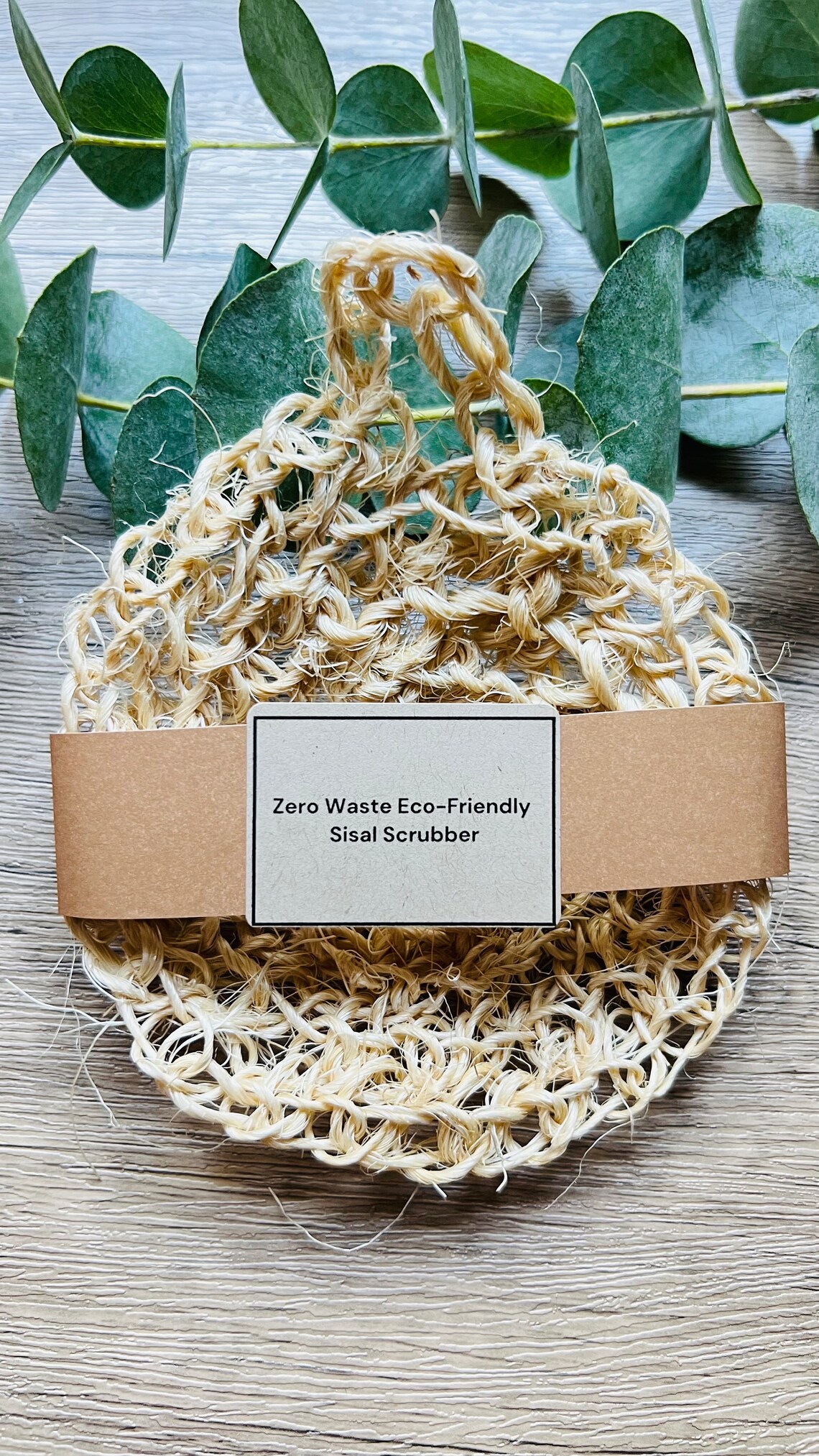 Handmade Sisal Dish Scrubber: Zero Waste Kitchen Cleaning - Etsy