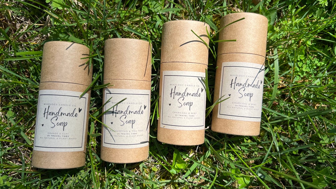 Handmade Mini Soap Bar: Natural Travel Cleansing Tabs - Etsy