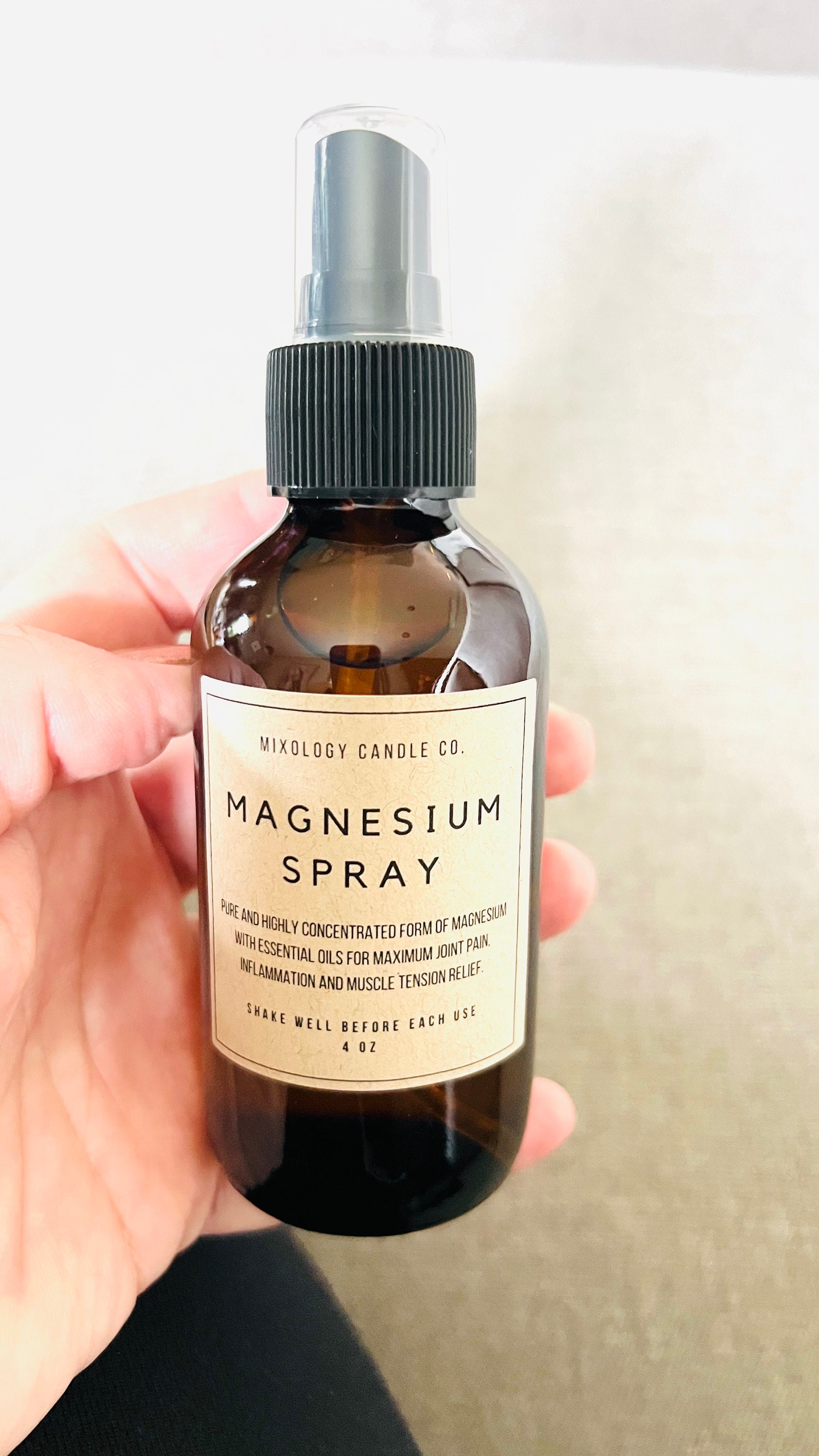Magnesium Spray With Lavender Oil| Natural Soothe and Relax With ...