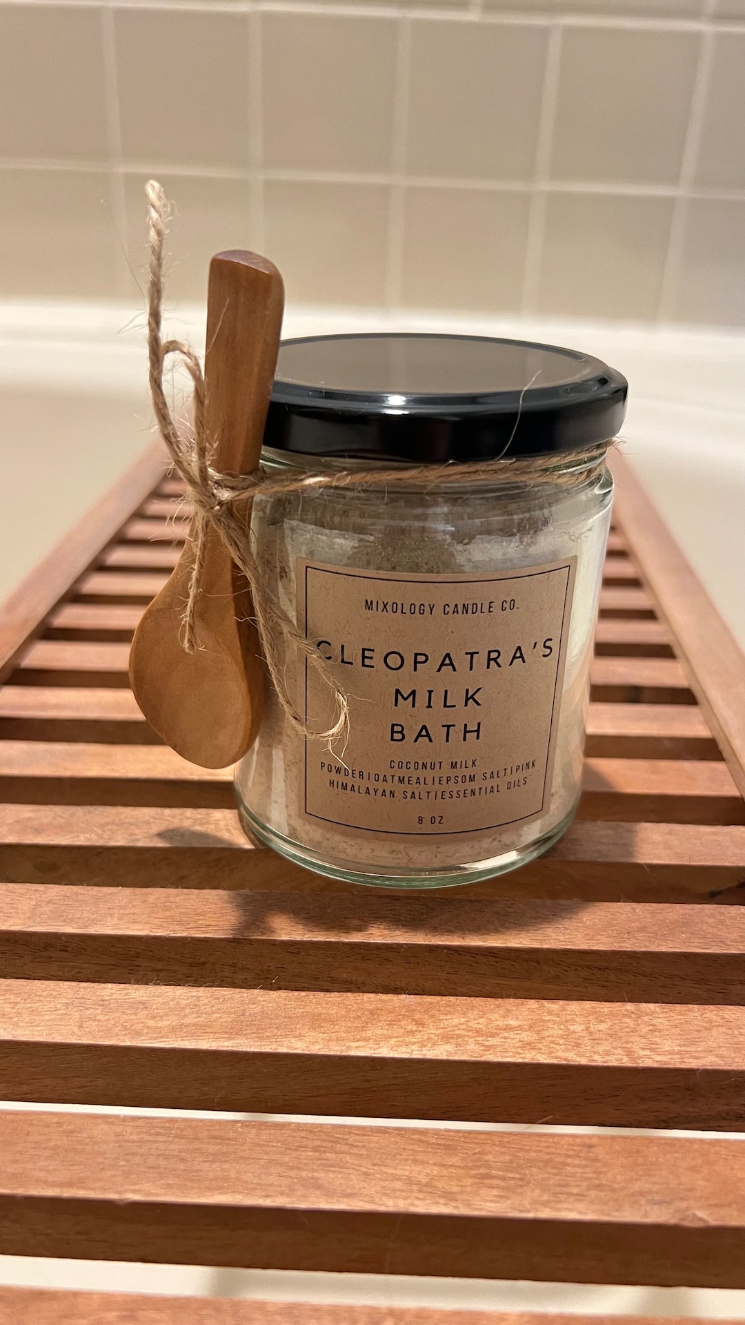 Cleopatra Milk Bath Soak: Coconut Milk, Oatmeal & Himalayan Salt - Etsy
