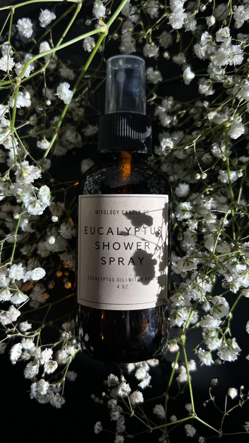 Eucalyptus Shower Spray: Aromatherapy Mist, Stress Relief (4 Oz) - Etsy
