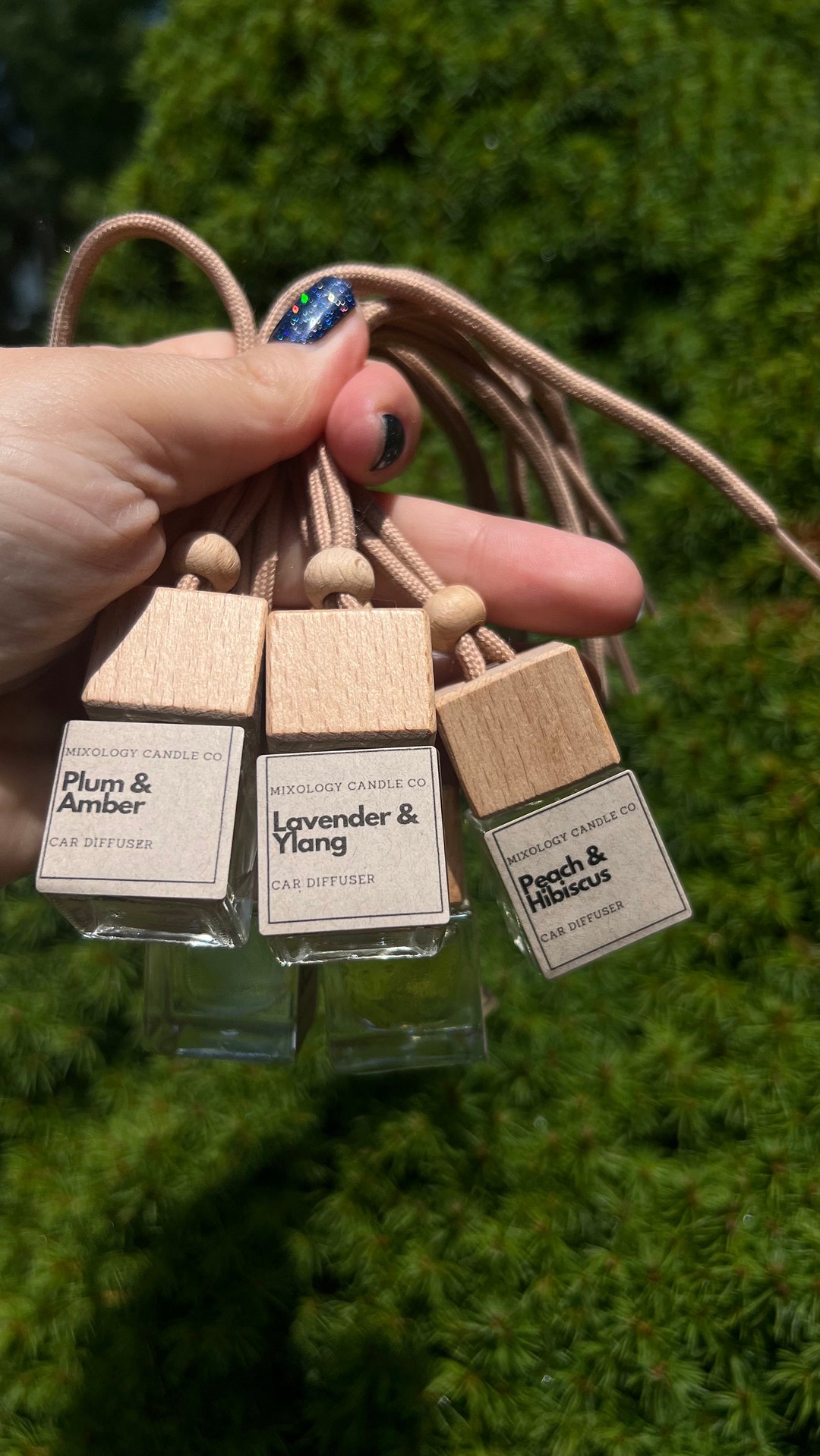 Air Freshener Car Diffuser| Hanging Car Diffuser| Rear View Mirror ...