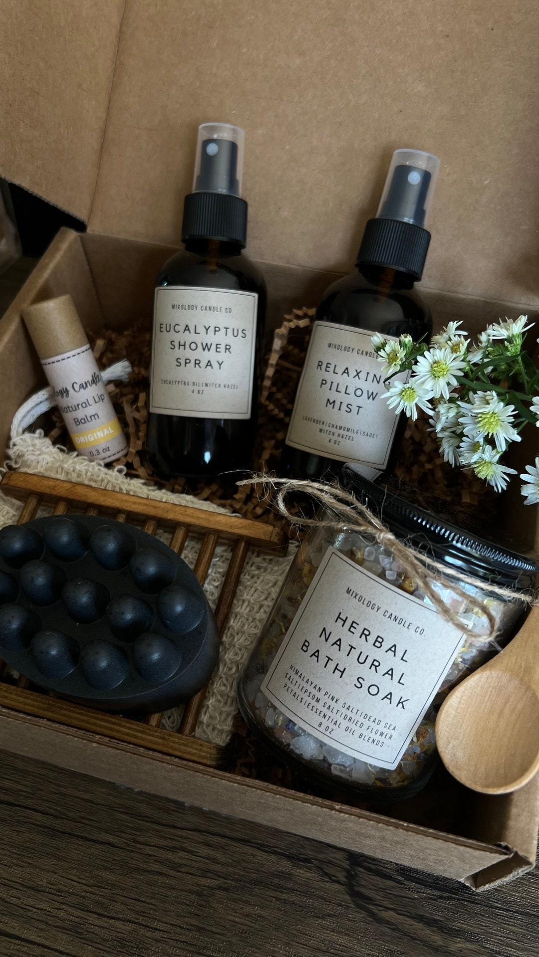 Handmade Spa Gift Set: Natural Self-care Essentials - Etsy