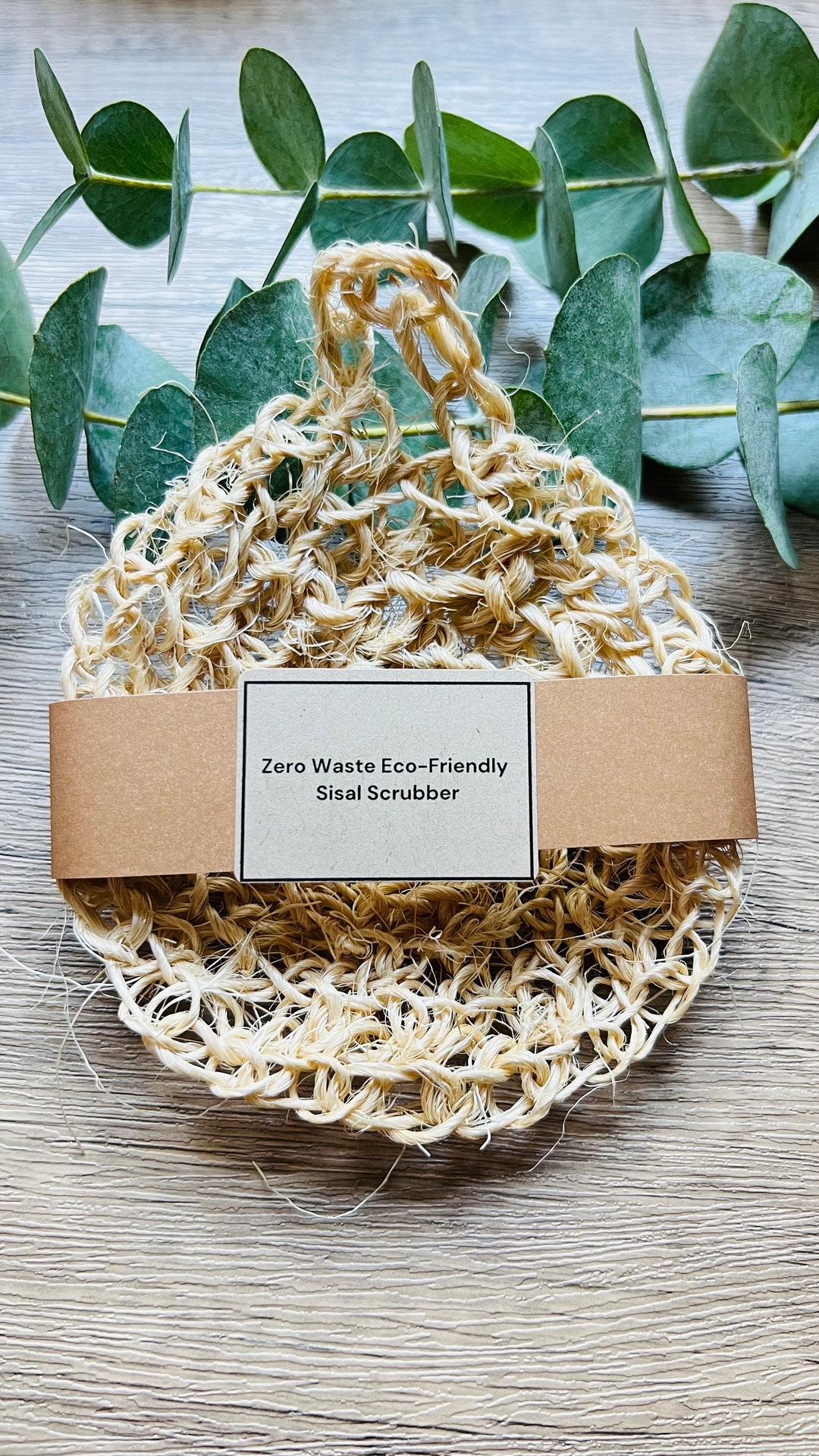 Handmade Zero Waste Eco-friendly Sisal Scrubber| Natural Cleaning| Zero ...