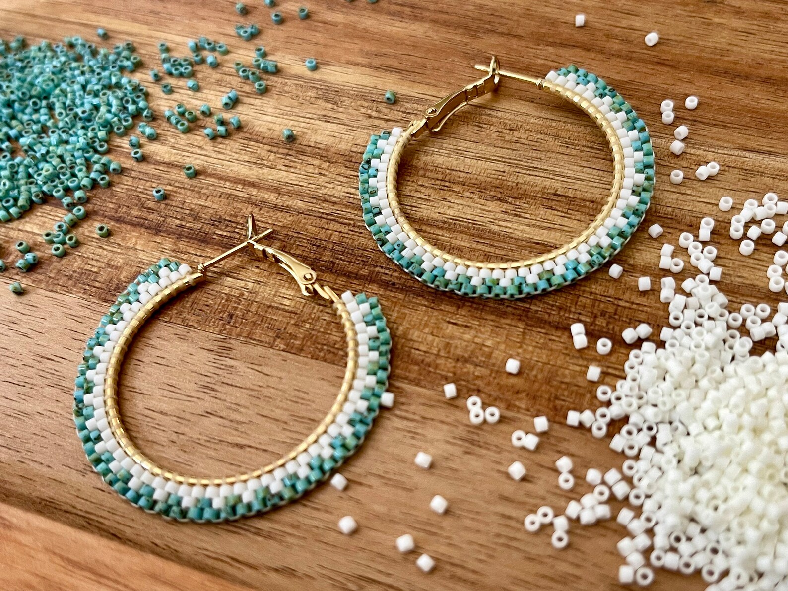 Triangle Brick Hoop - Etsy