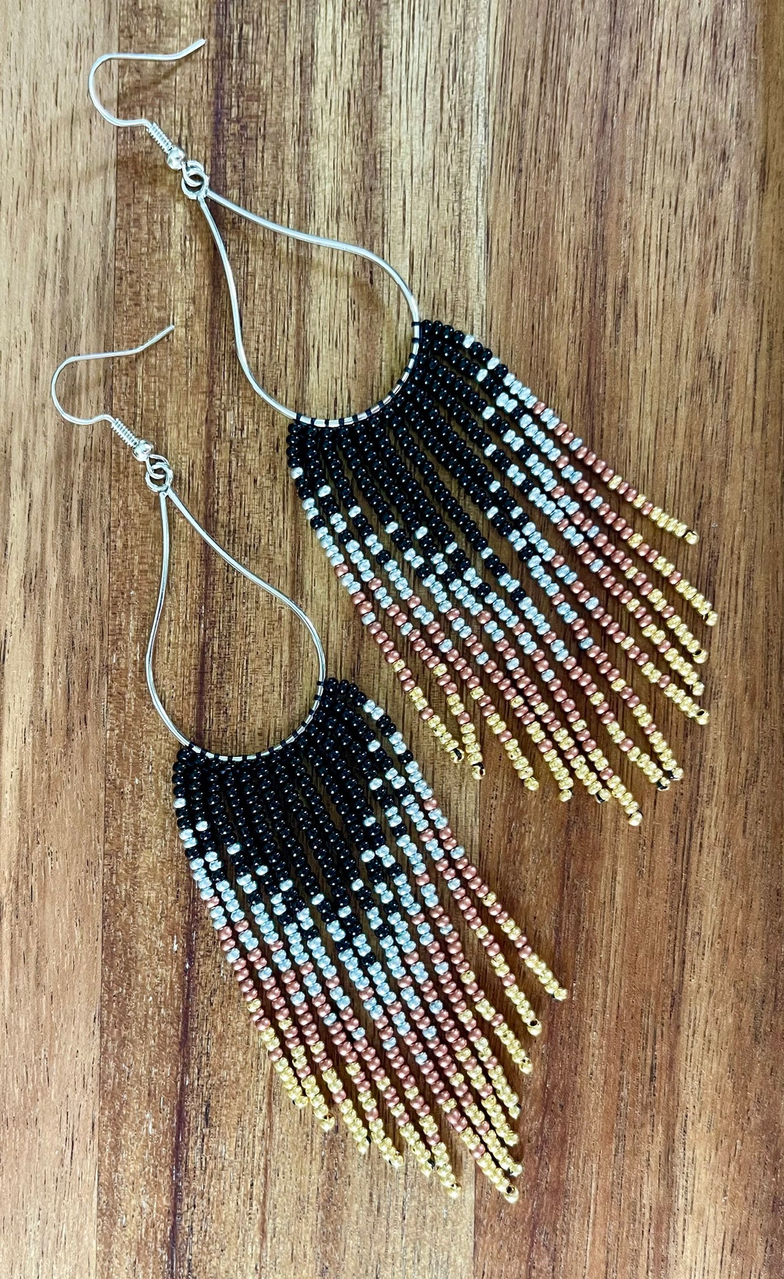 Ombré Drop Fringe Earring - Etsy