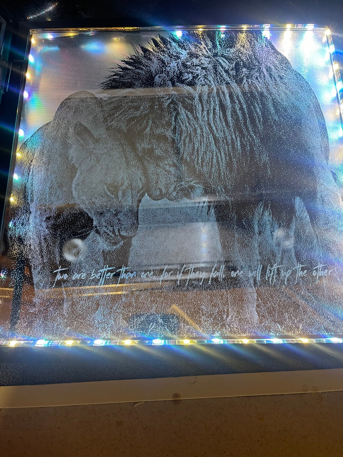 Lighted Shadow Box - Etsy