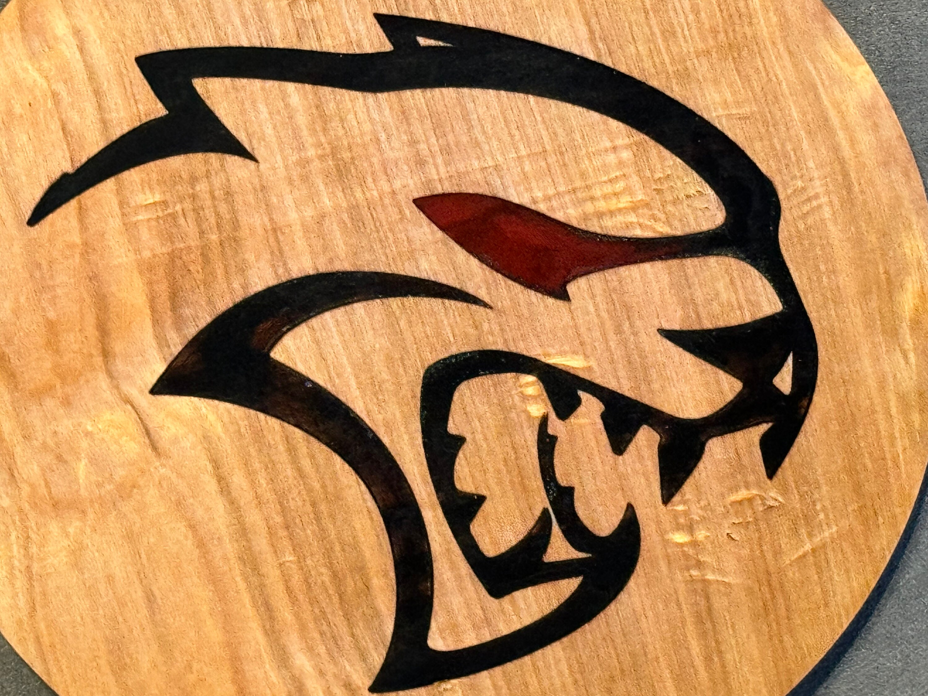 Custom Hellcat Engraved Sign With Epoxy Inlay Handmade Gift for Garage ...