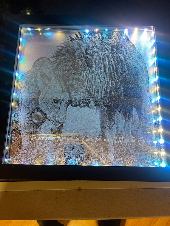 Lighted Shadow Box - Etsy