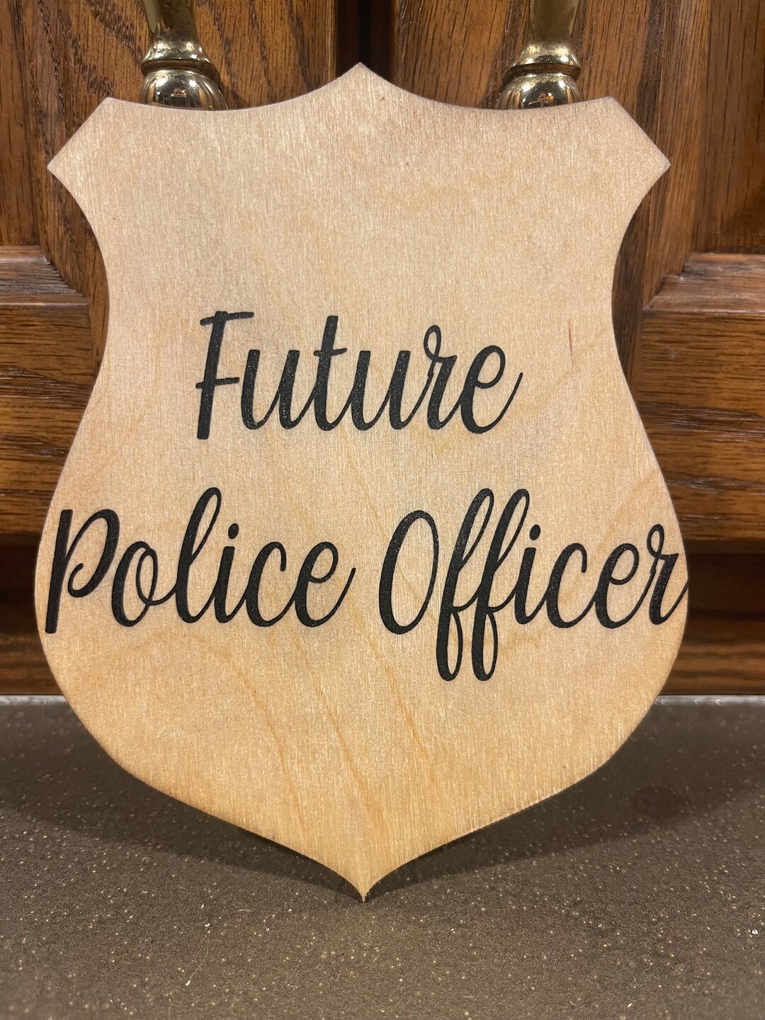 Future Police Officer Gift Baby Announcement Police Station Decor ...