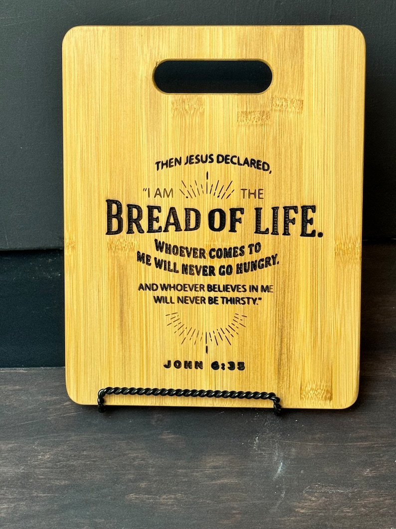 Custom Engraved Cutting Board, Bible Verse Charcuterie Board, Unique ...